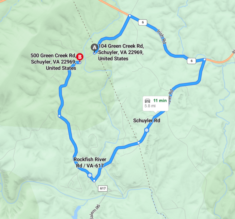 VDOT Traffic Alert – Road Work on Route 630 (Green Creek Road) March ...